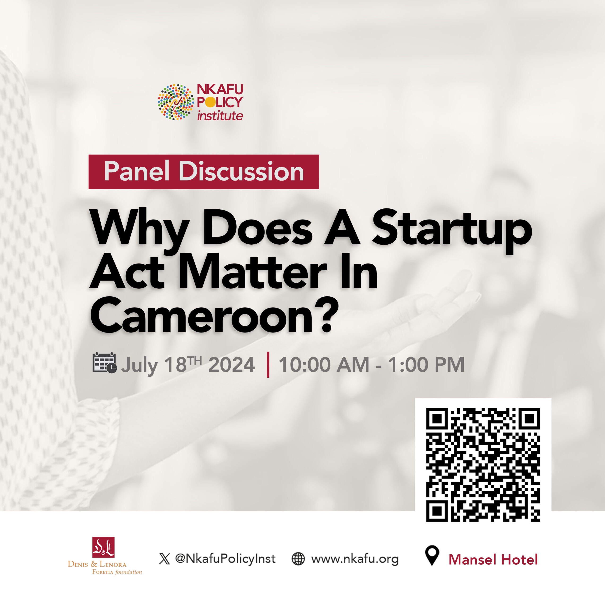 Panel Discussion : Why Does A Startup Act Matter In Cameroon? - Denis ...